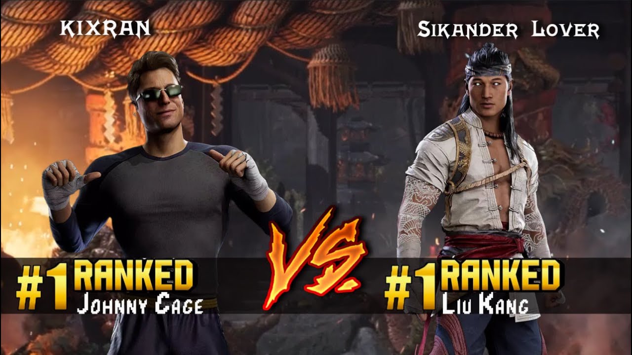 MK1 Kixran (#1 Ranked Johhny Cage) vs Sikander Lover (#1 Ranked Liu ...