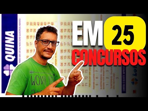 QUINA COMPORTAMENTO ESTATÍSTICO DE 25 CONCURSOS DE FINAL 1