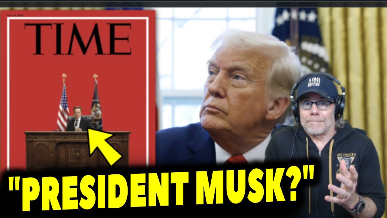 Trump is PISSED about "President Musk" Time Mag Cover - per CNN - YouTube