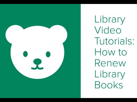 How to Renew Library Books (Harpeth Hall School) - YouTube