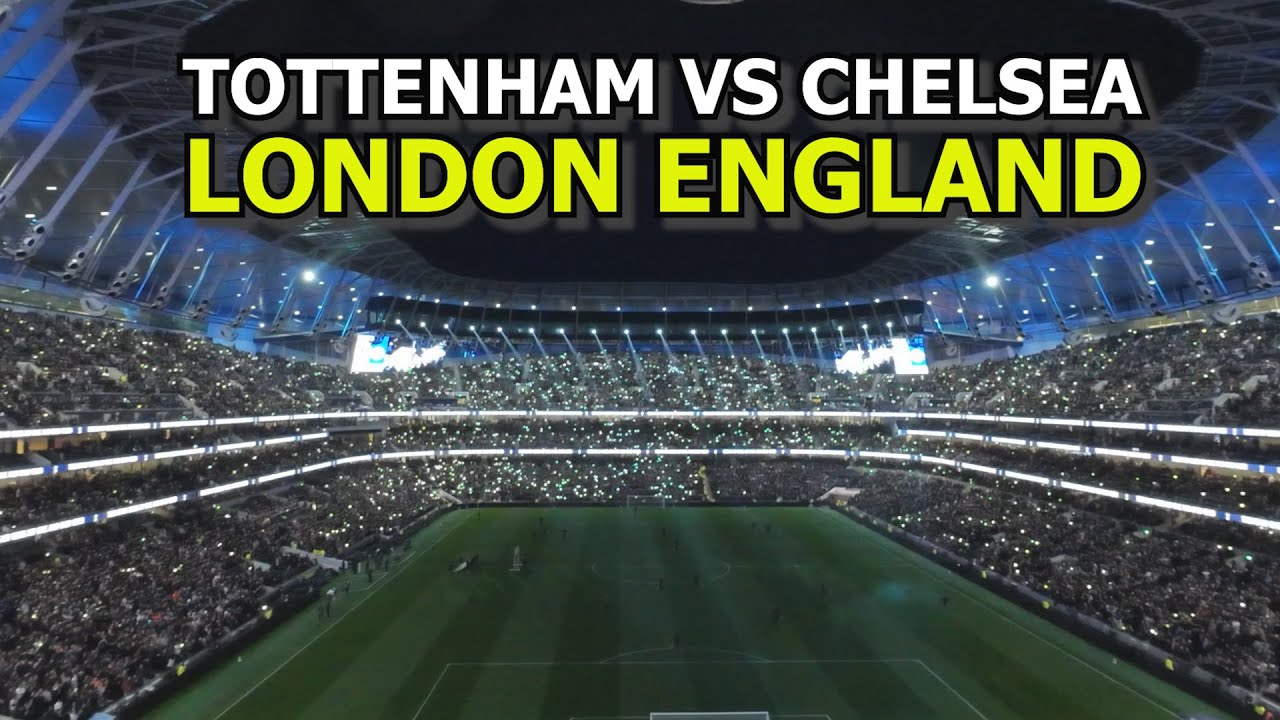 [4K] 🇬🇧 Tottenham vs Chelsea | Reaction | Stadium Atmosphere | Light ...