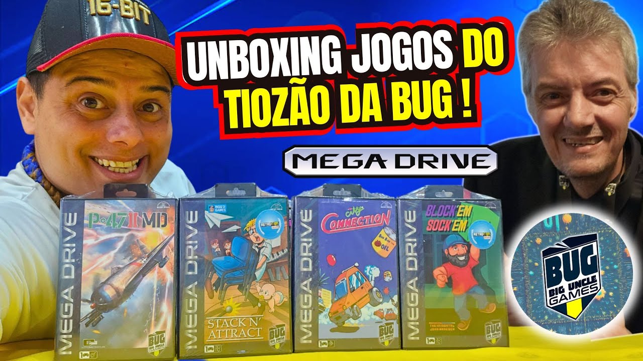 UNBOXING dos JOGOS do TIOZÃO da BUG ! A CASA do VIDEOGAME ! - YouTube