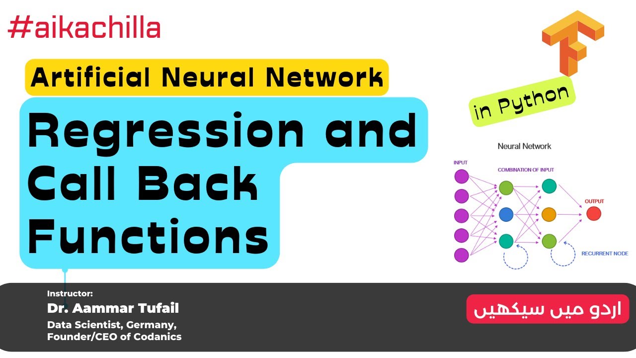 Regression And Call Back Function In Ann Aikachilla Youtube