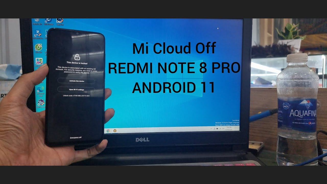 XOÁ TÀI KHOẢN MI REDMI NOTE 8 PRO - MI CLOUD OFF REDMI NOTE 8 PRO - MI ...