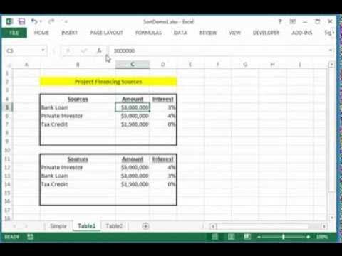 Dynamic Sorting In Excel Using Data Curve Fit Creator Add-in - YouTube