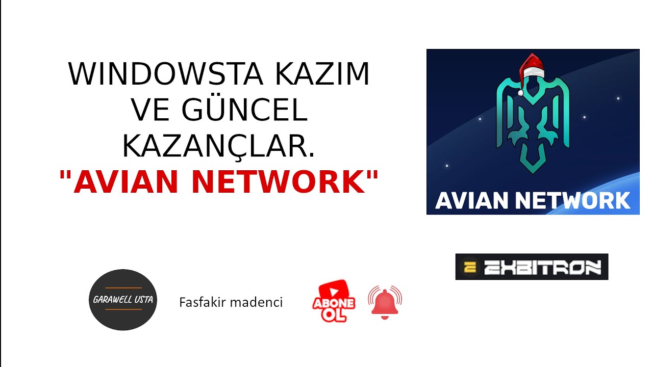 HOW TO MINE AVION NETWORK COIN ON WINDOWS - YouTube