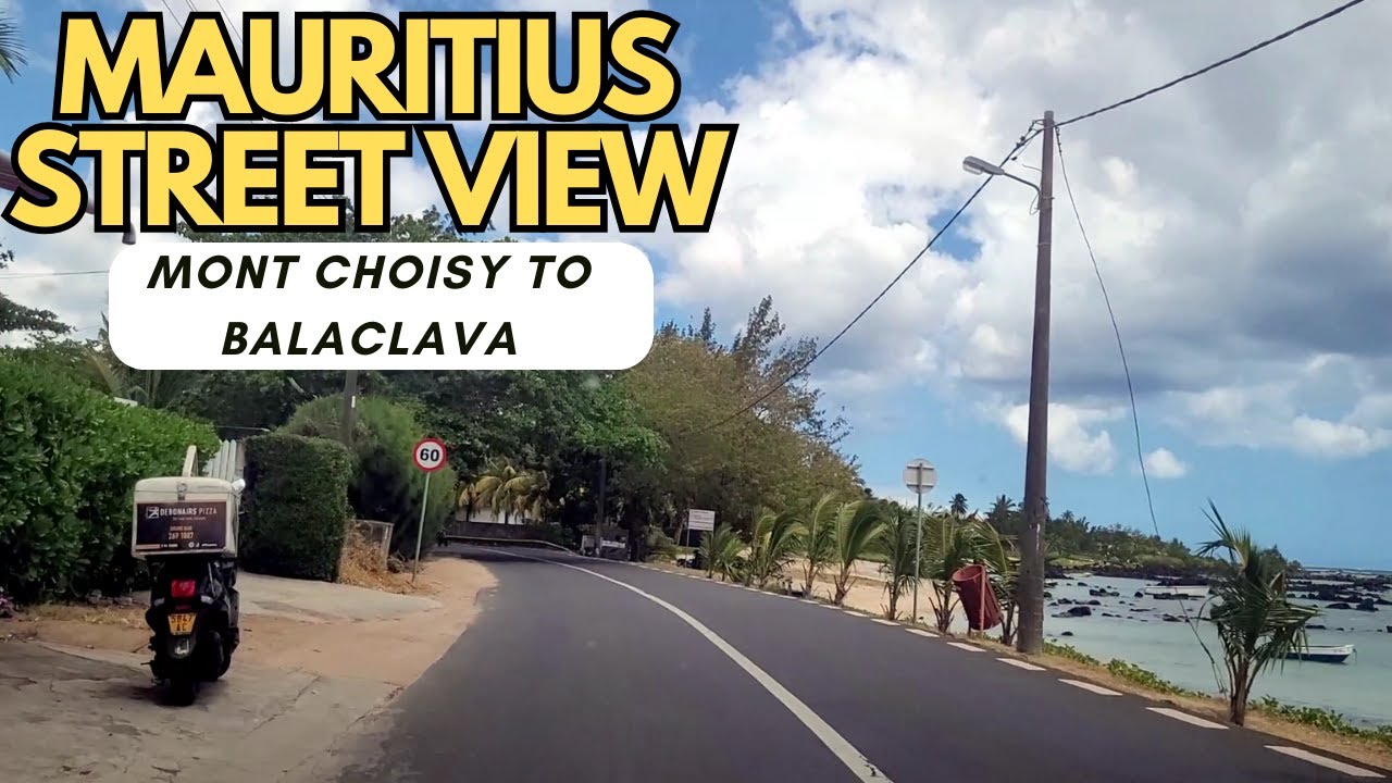 Mauritius street view - driving from Mont Choisy to Balaclava - YouTube