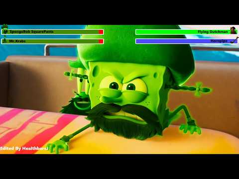 The Spongebob Movie: Search for Squarepants (2025) Final Battle with healthbars (2K Subs Special)