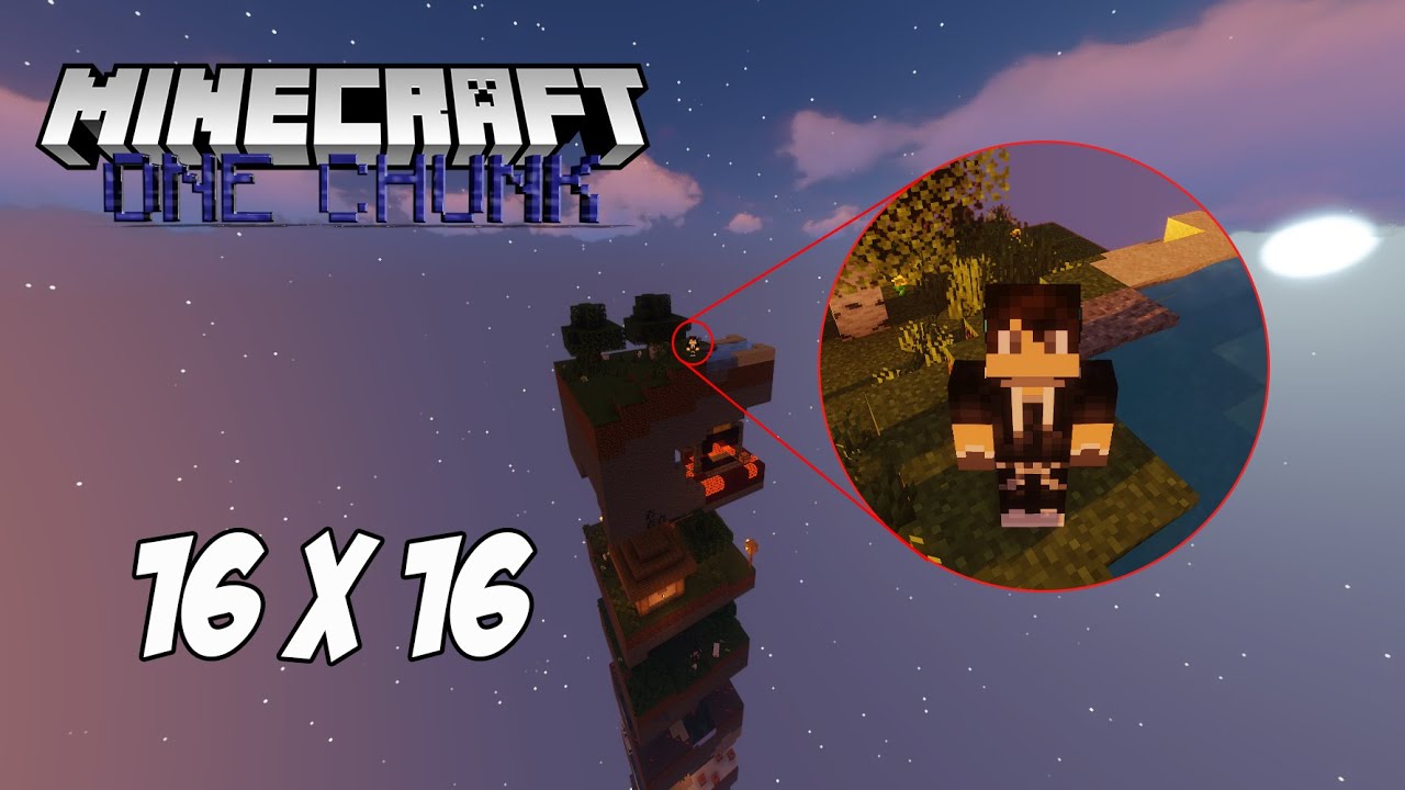 Minecraft, But Only ONE Chunk (16X16 Blocks with Different Layers ...