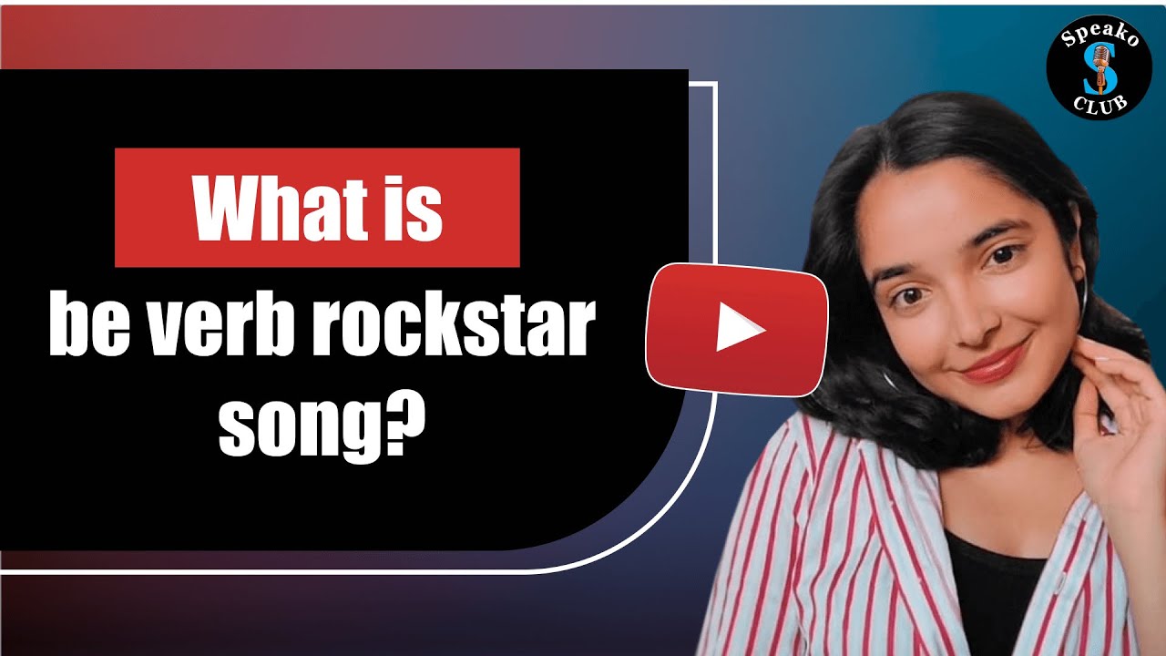 English Grammar- be verb rockstar song- Verb - YouTube