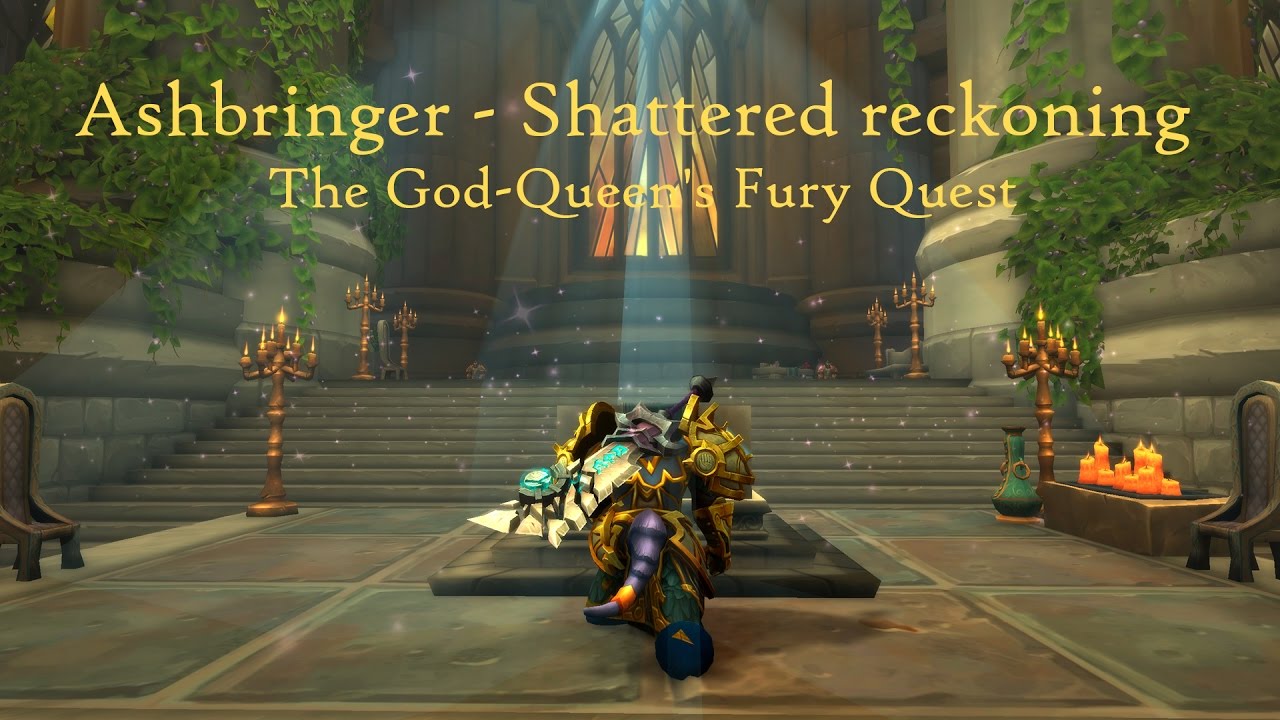 The God-Queen's Fury Quest - Retribution Paladin Artifact Challenge w ...