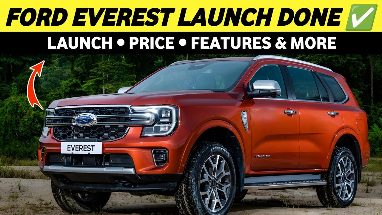 Get Ready for new 2024 Ford Everest launch in India 🔥 || Ford Everest ...