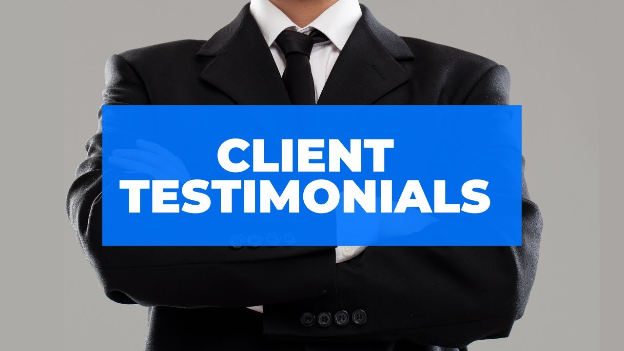 Client Testimonials - Financial advisors on their social media journey ...