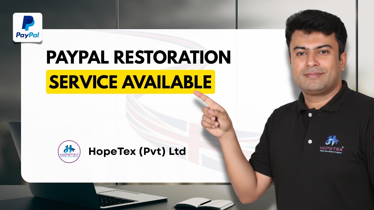 PayPal Restoration Service Available | PayPal Restore | HopeTex - YouTube