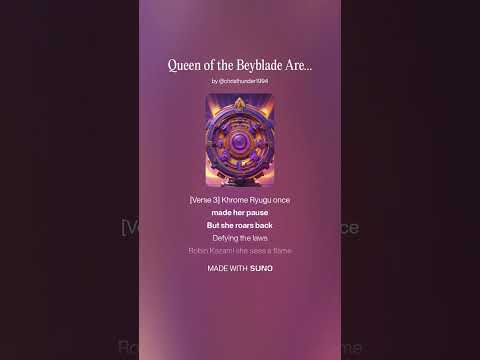 Queen of the Beyblade Arena Quinn manju theme from Beyblade X (Version 1)