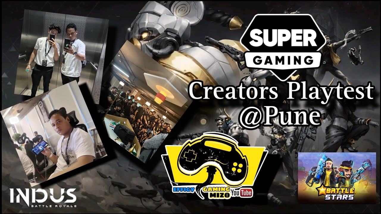Indus Battle Royale by Super Gaming |Creators Playtest | Trip to Pune ...