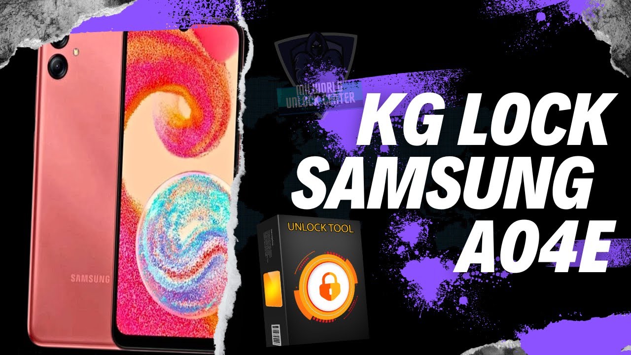 KG Lock Samsung A04e [A042M BIT 3] Rom Patch - SEMIPERMANENTE - YouTube