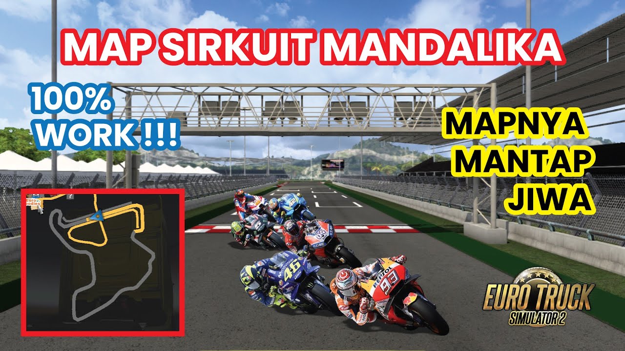 Begini Cara Pasang Map Sirkuit Mandalika ETS2 V1.36-1.42 | Map Viral ...