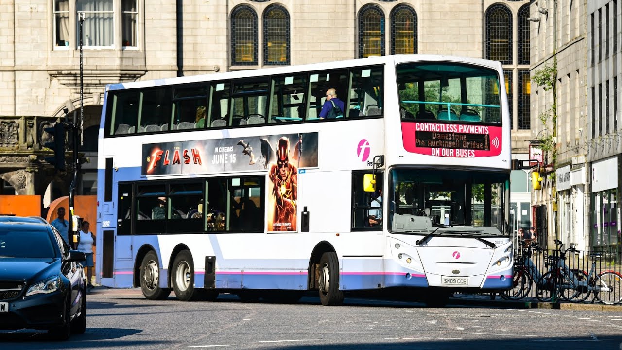 【Sounds good】First Aberdeen Enviro500 38212 SN09 CCE@1 - YouTube