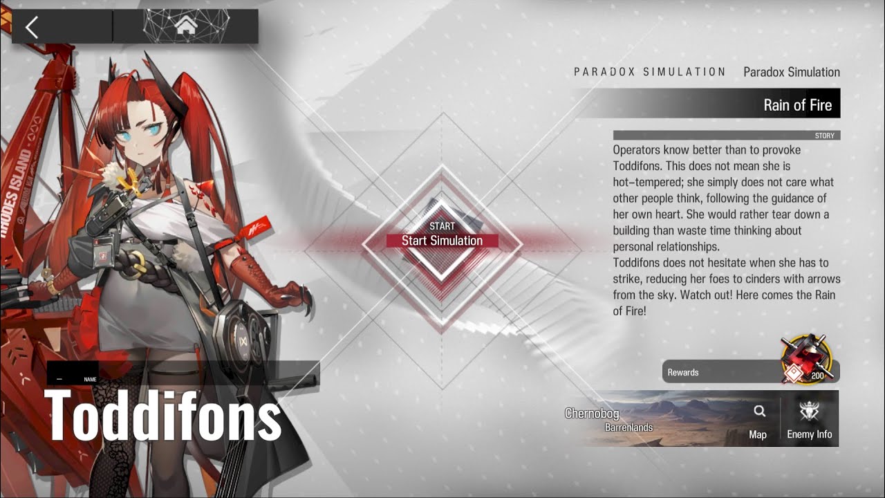 Arknights Paradox Simulation Toddifons Guide - YouTube