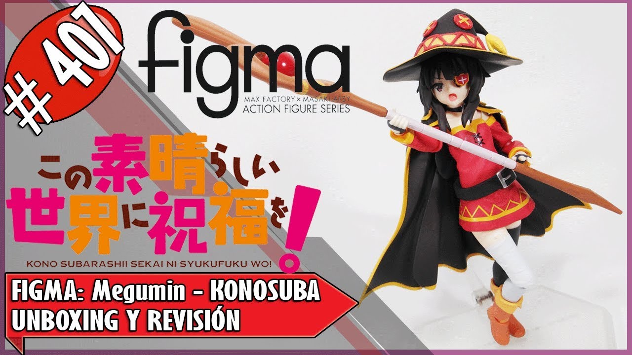 FIGMA: Megumin Konosuba 2 - Unboxing y Revisión - YouTube