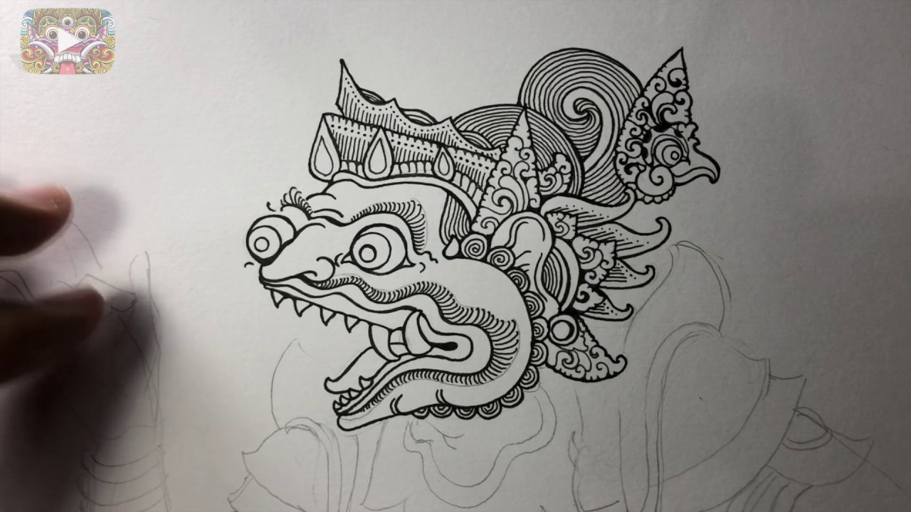 Menggambar Karakter Wayang Raksasa Tradisi Bali [PART 1] - YouTube