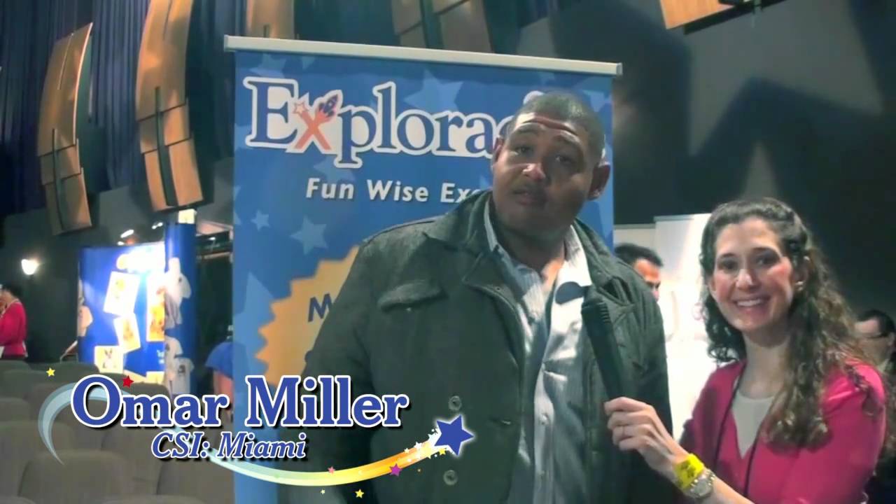 Omar Miller, CSI: Miami, supports Exploracise® Fun Wise Exercise™ - YouTube