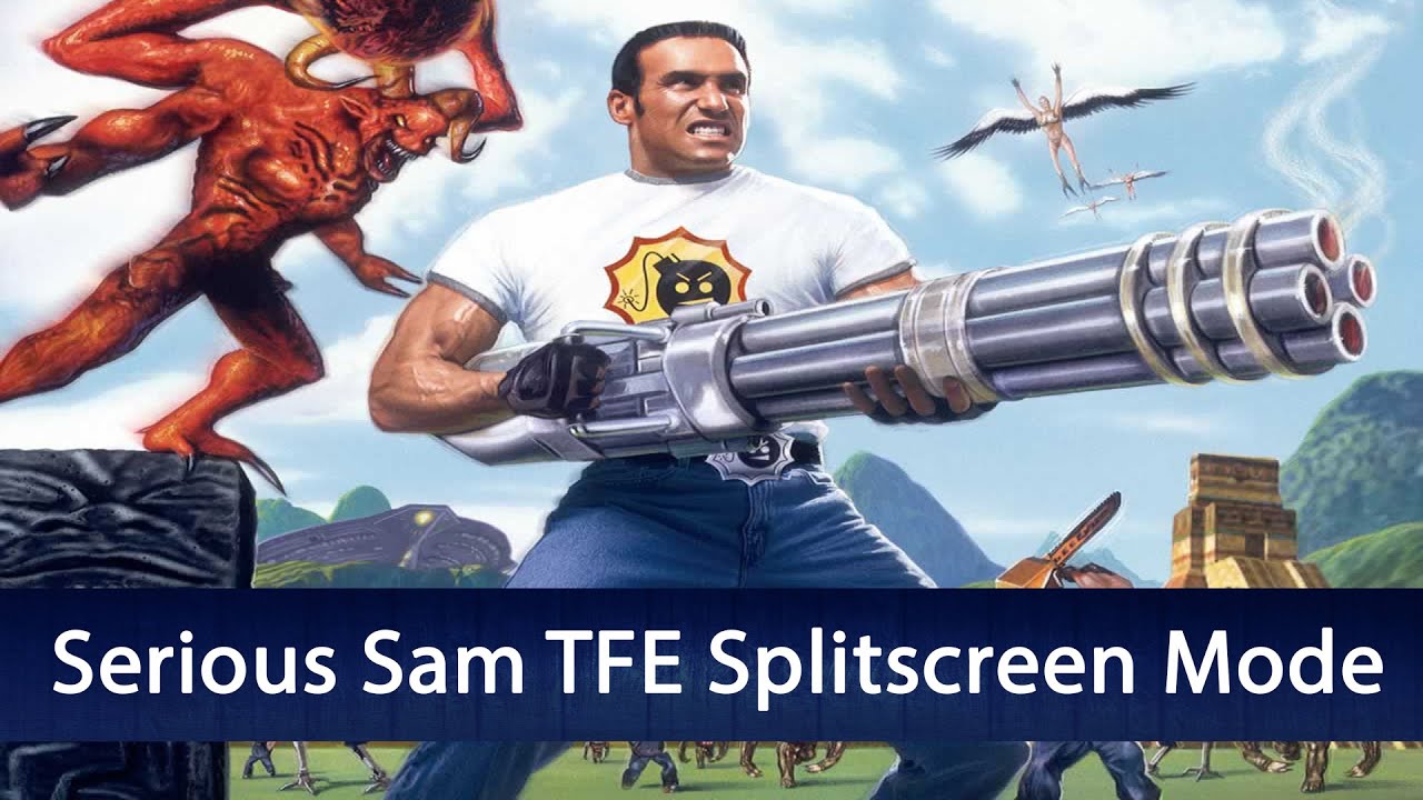 serious sam the first encounter pc splitscreen - YouTube