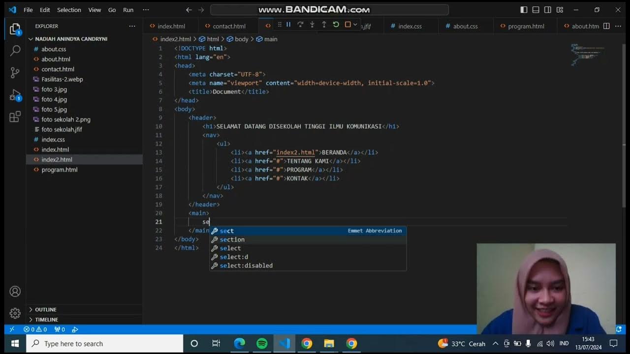 Tugas UAS desain web - YouTube
