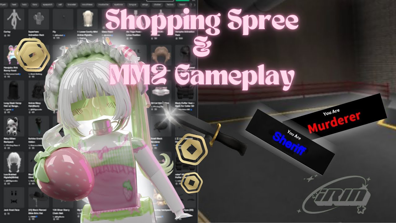 ˗ˏˋ ꒰ Roblox Shopping Spree + MM2 Gameplay ꒱ ˎˊ˗ [Roblox Murder Mystery ...