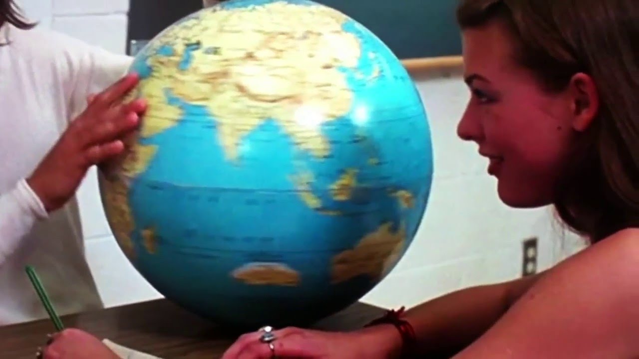 Dazed And Confused Australian Continent On Globe Slow Motion! Mandela ...