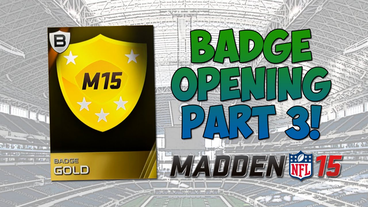 MUT 15 - Badge Pack Experiment!| Madden 15 Ultimate Team - Badge Pack ...