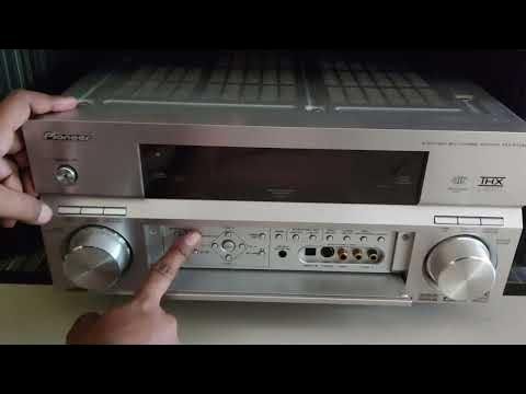 Reset av receiver Pioneer VSX -AX2AV - YouTube