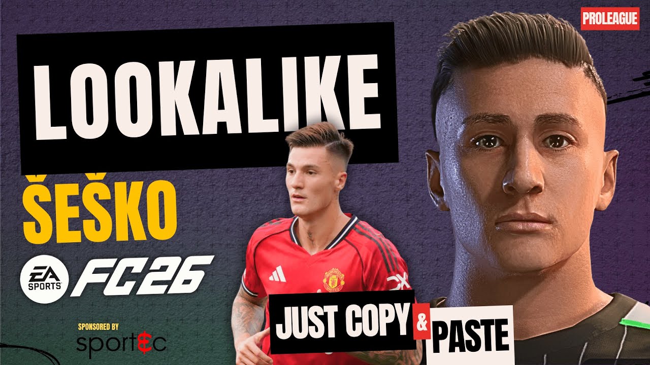 How to Create Benjamin Sesko in EA FC 26 | Lookalike Face Creation ...