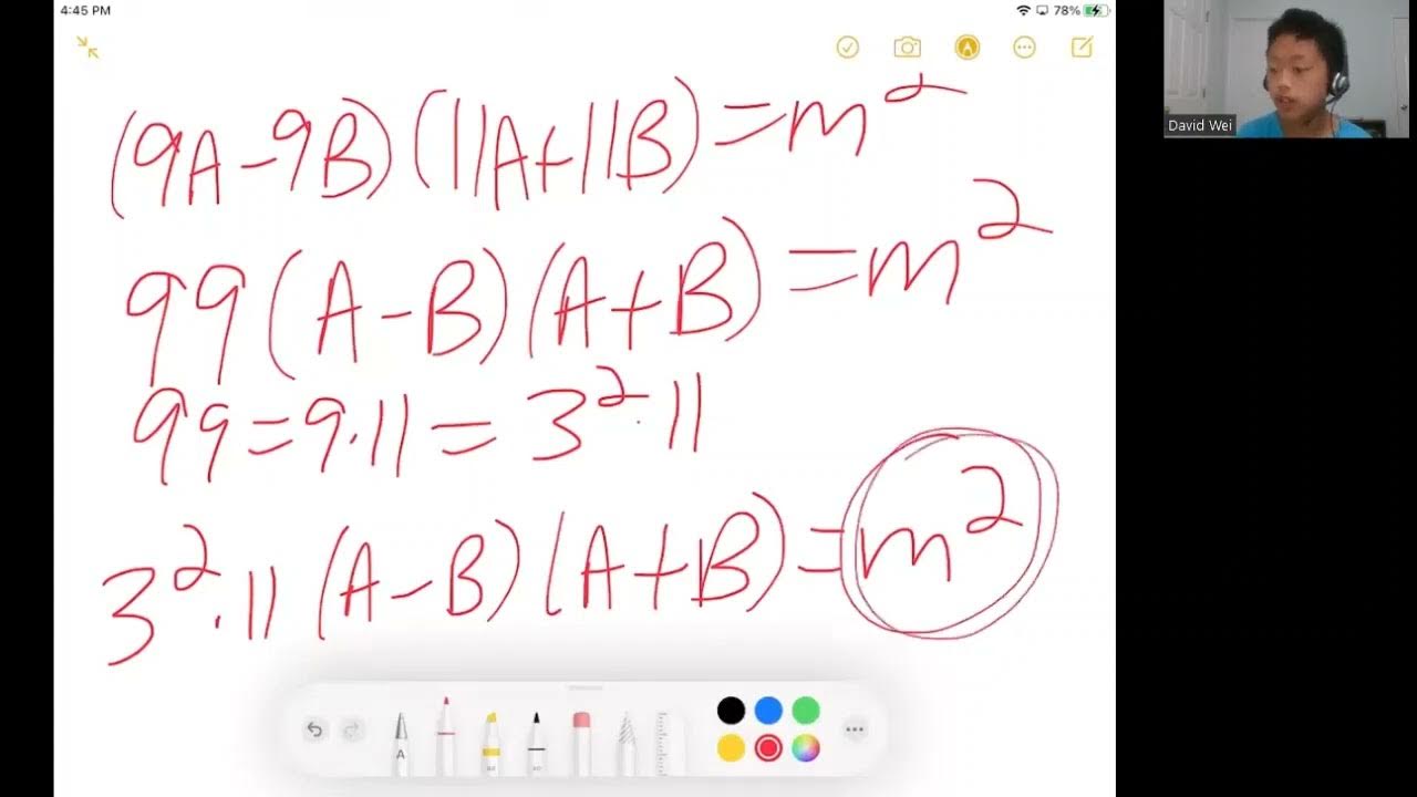 2005 AMC 10B Problem 24 Solution - YouTube