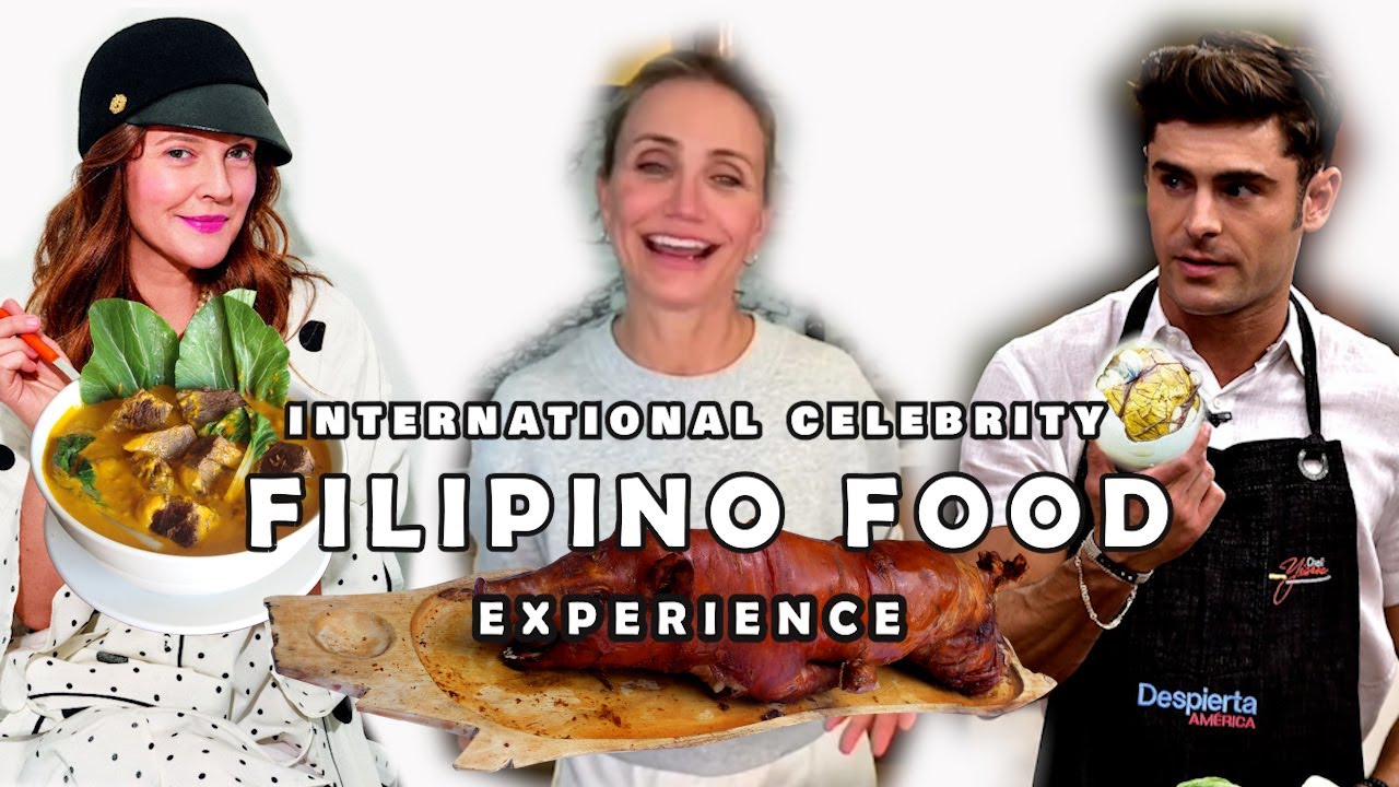 INTERNATIONAL CELEBRITY | FILIPINO FOOD #filipinofood - YouTube