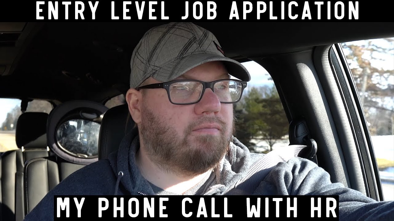 Recorded Phone Call with HR Manager for Entry Level IT Job - YouTube