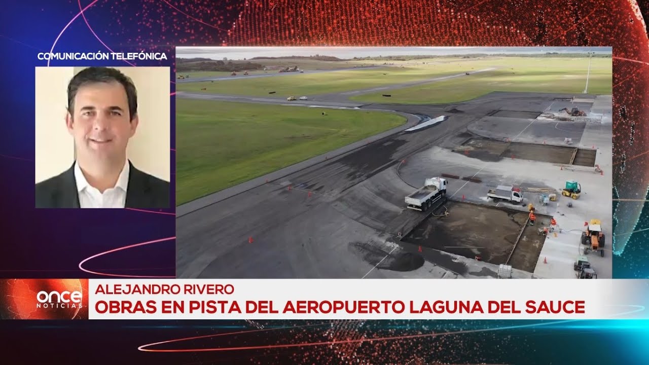 Alejandro Rivero - Obras en aeropuerto Laguna del Sauce - YouTube