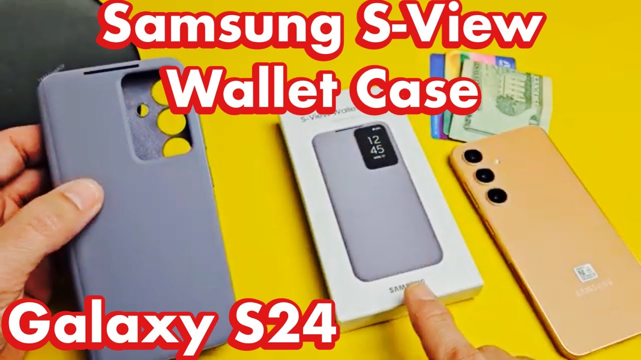 Galaxy S24: Samsung S-View Wallet Case Review - YouTube