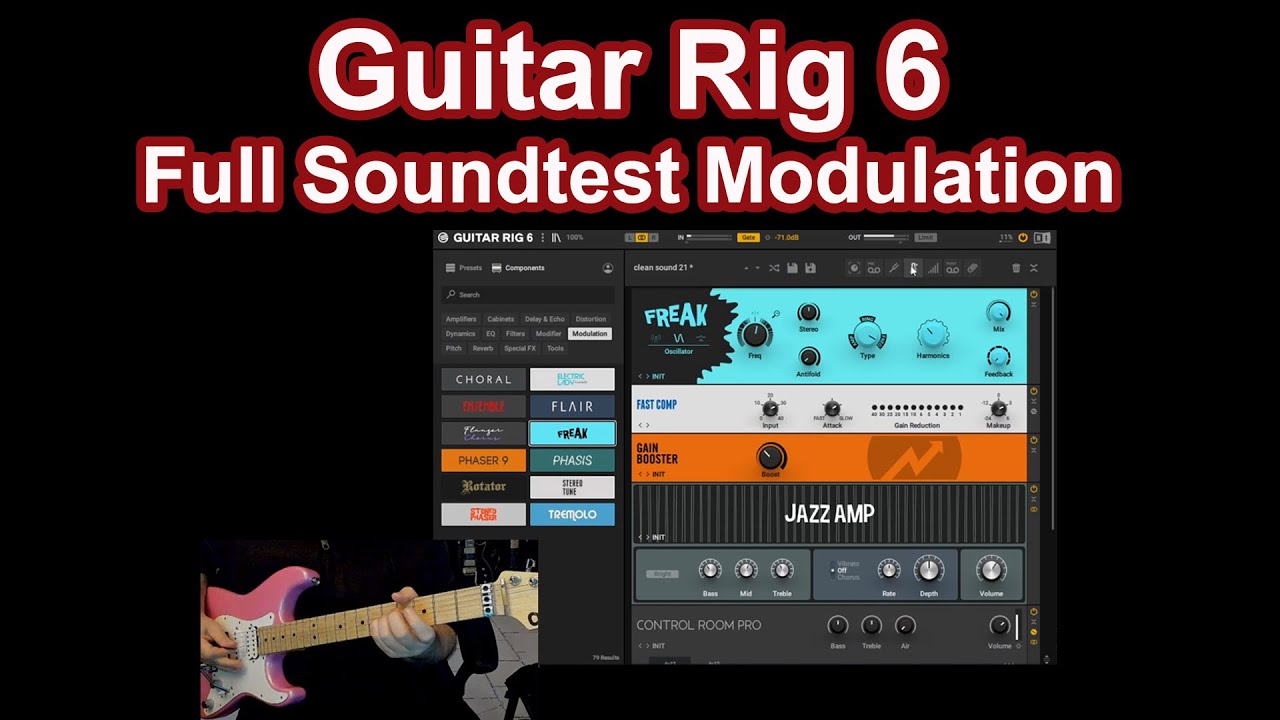 Guitar Rig 6 Full Soundtest 12 Modulation... - YouTube