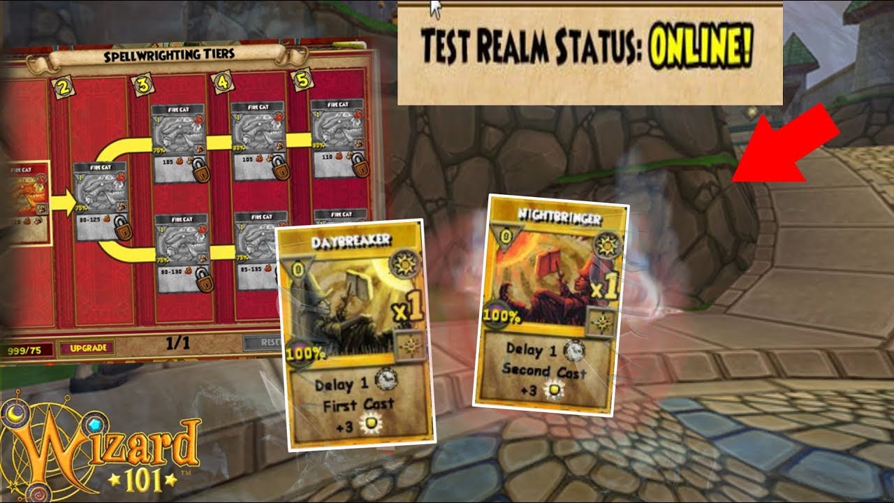 Wizard101: *TEST REALM* NEW DUNGEON, SPELLS, AND SPELL SYSTEM! - YouTube
