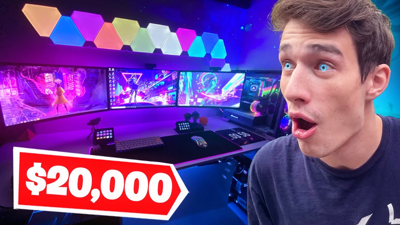 My $20,000 Gaming setup TOUR... - YouTube