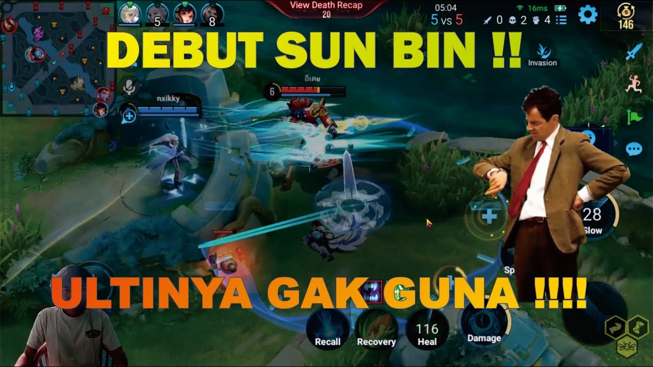 Honor of Kings HOK - Debut Sun Bin "ULTInya lama banget !!" - YouTube