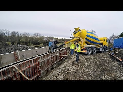 Timelapse of Tank being dug out, shuttered and concrete poured