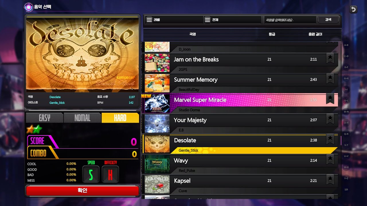 [O2JAM REMIX | 5K HD - Lv. 21] Desolate - YouTube