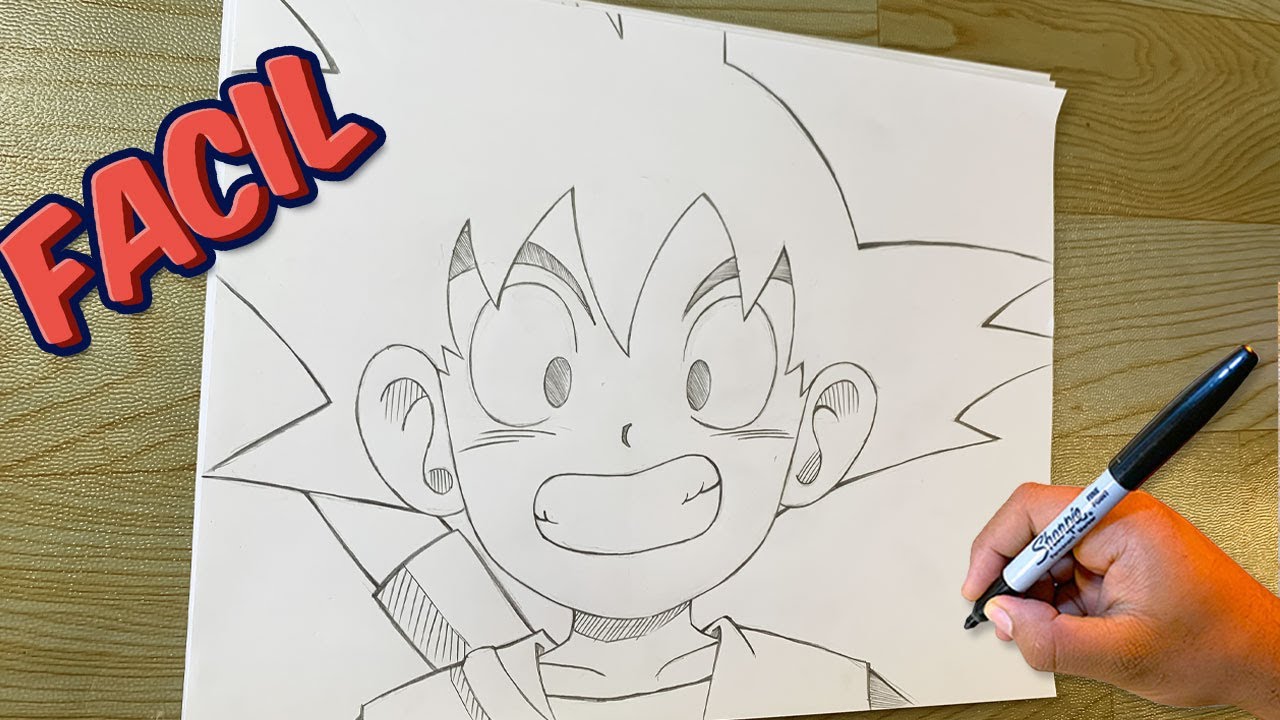 Cómo Dibujar a Goku Daima Paso a Paso con Lápiz - Dragon Ball Daima ...