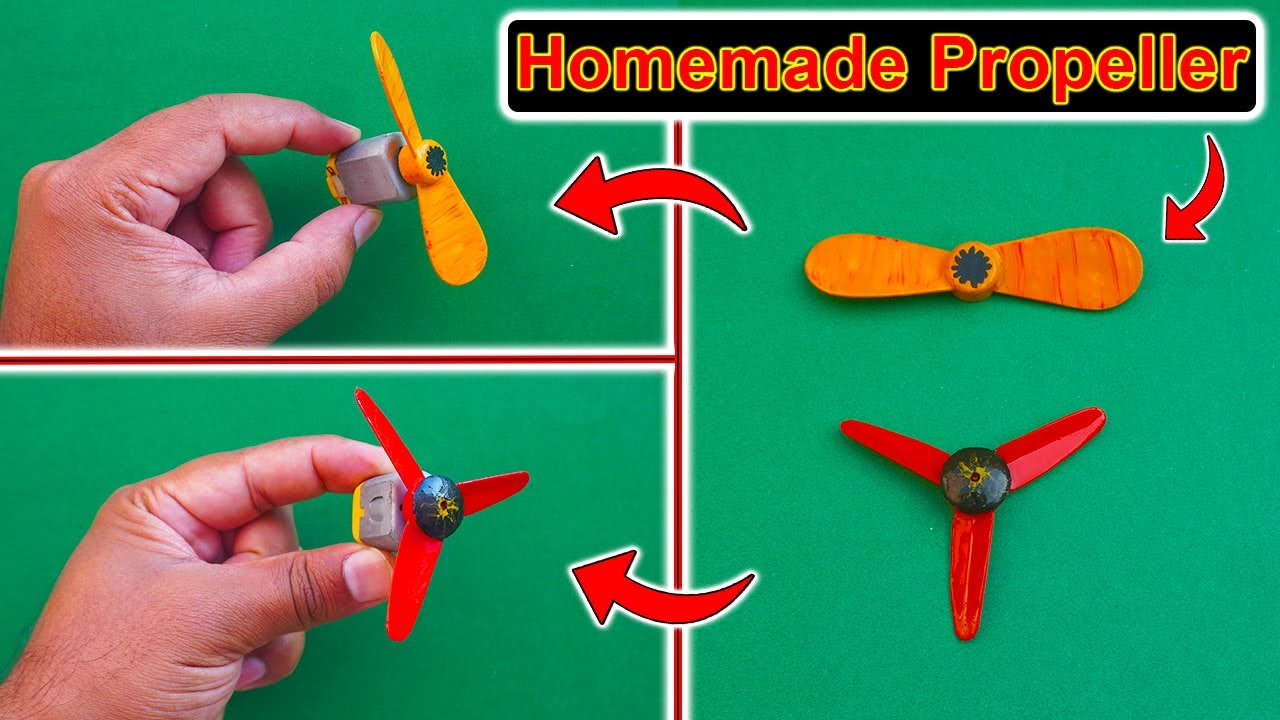 How To Make Fan Propeller From PVC Pipe At Home | Mini Fan Blade | 2 ...