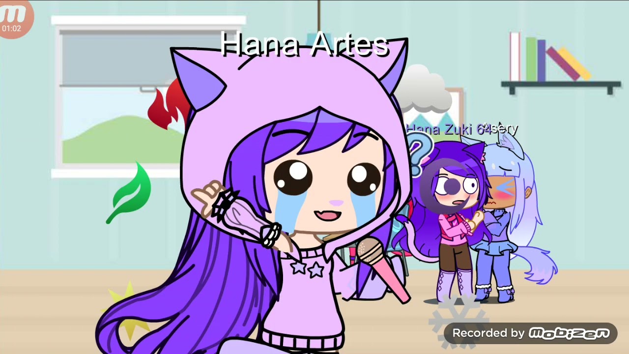 llega mi hermana Asery a mi casa | serie Hana Foxi | Hana Zuki 64 - YouTube