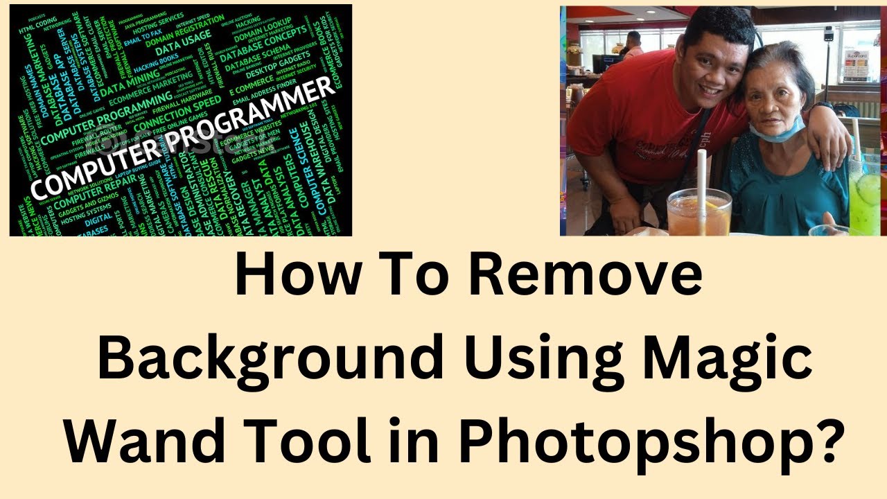 How To Remove Background Using Magic Wand Tools in Photoshop? - YouTube