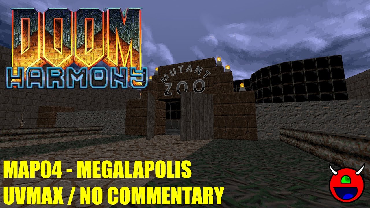 Doom 2: Harmony - MAP04 Megalapolis - All Secrets Uncommented - YouTube
